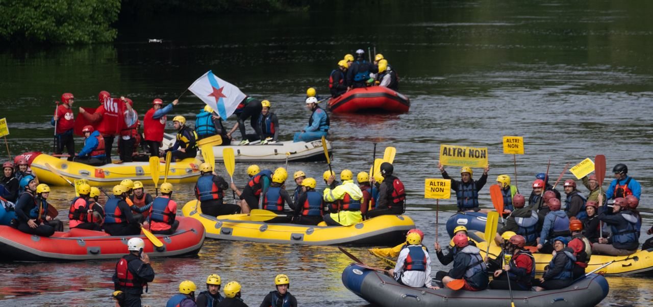 Descenso del río Ulla contra la macrocelulosa de Altri - ES ...
